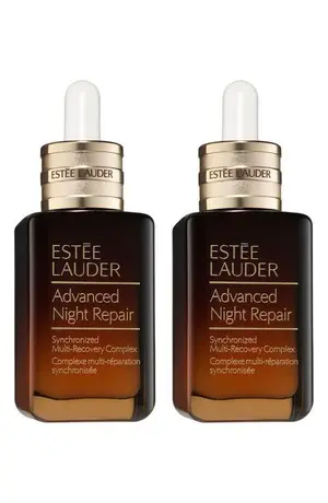 Estée Lauder Advanced Night Repair Synchronized Multi-recovery Complex Serum Duo With Hyaluronic Acid & Peptides $250 Value - No Color