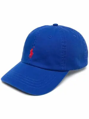 Ralph Lauren Embroidered Polo Pony Baseball Cap Blue