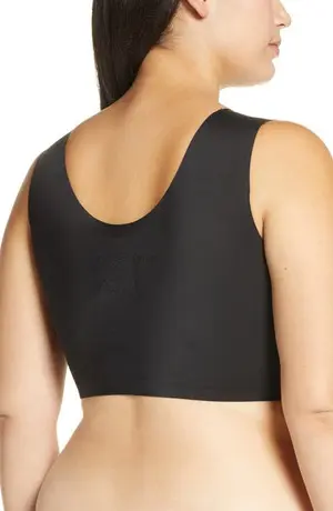 TRUE & CO True Body Lift + Scoop Neck Wireless Bra - Black