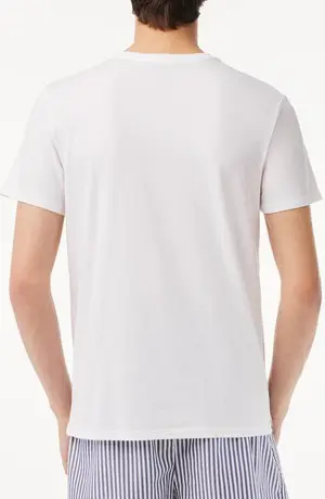Lacoste 3-pack Essentials Crewneck T-shirts - White