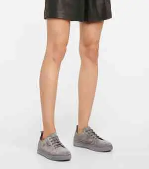 GIANVITO ROSSI 360 Suede Sneakers