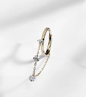 PERSEE Persée Danaé 18kt Single Earring With Diamonds
