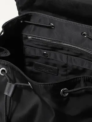 1017 Alyx 9sm Leather-trimmed Nylon Backpack