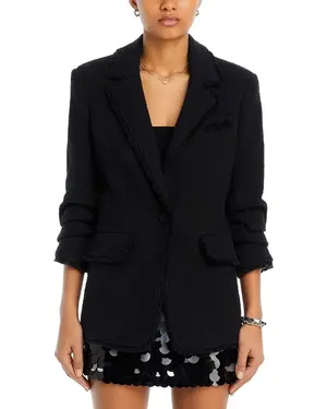 Cinq À Sept Khloe Boucle Blazer - Black