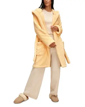 UGG Aarti Hooded Fleece Robe - Chick