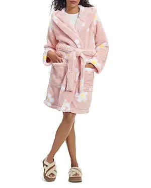 UGG UGG Aarti Hooded Fleece Robe Lotus Daisy