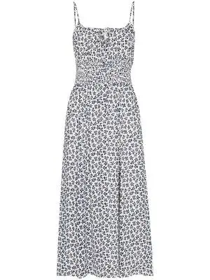 REFORMATION Bran Floral Print Midi Dress