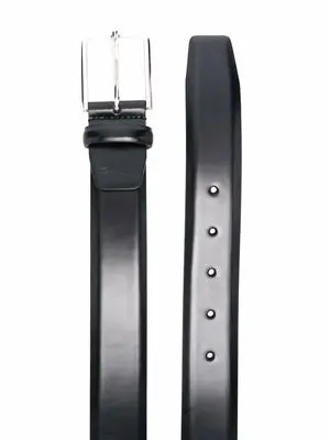 Santoni Leather Strap Belt