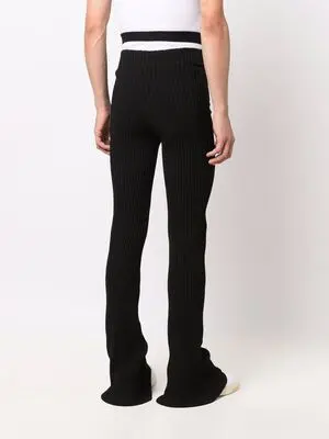 ANDREĀDAMO High-waisted Flared Pants - Black
