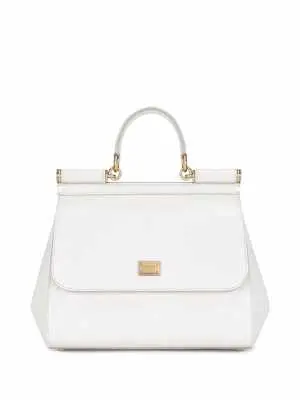 Dolce & Gabbana Large Sicily Top-handle Bag - White