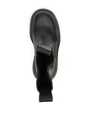 Bottega Veneta Tire Leather Ankle Boots