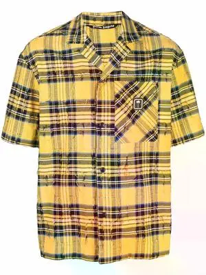 Palm Angels Palm Patch Plaid Shirt