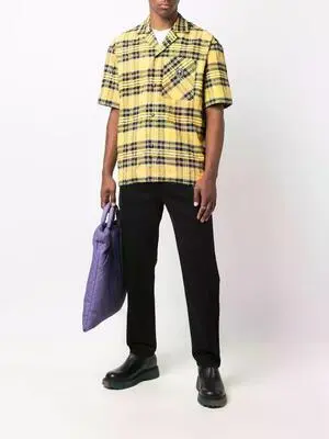 Palm Angels Palm Patch Plaid Shirt