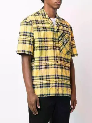Palm Angels Palm Patch Plaid Shirt