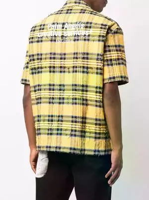 Palm Angels Palm Patch Plaid Shirt
