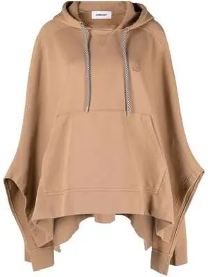 AMBUSH Hooded Draped Poncho - Neutrals