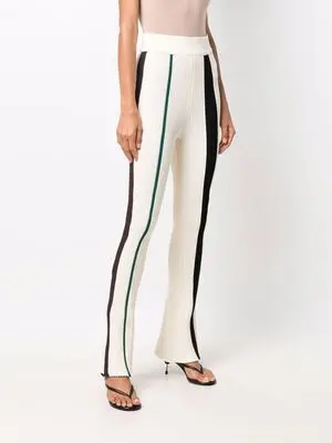 AMBUSH Ribbed Stripe Straight-leg Trousers