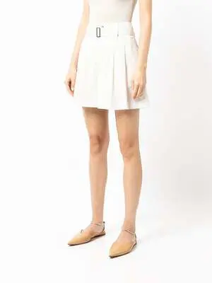 FORME D'EXPRESSION Belted Flared Shorts