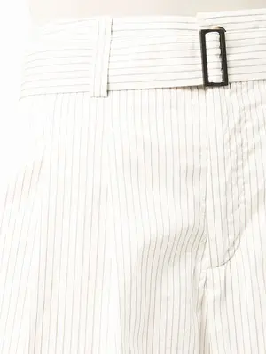 FORME D'EXPRESSION Belted Flared Shorts