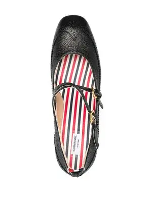 Thom Browne Cross-strap Mary Jane Pumps