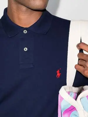 Polo Ralph Lauren Polo Pony Long-sleeve Polo Shirt - Blue