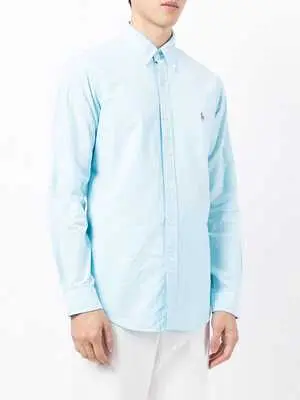 Polo Ralph Lauren Logo-embroidered Shirt - Blue