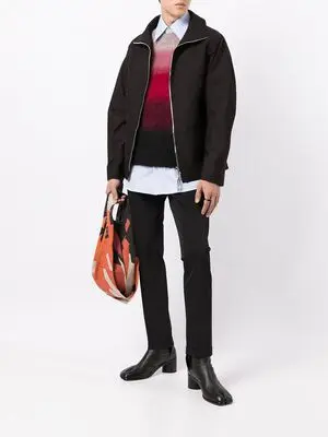 a*様 archive namacheko 18ss bomber jacket Namacheko Zipped Bomber Jacket In Black - 43% Off | Editorialist