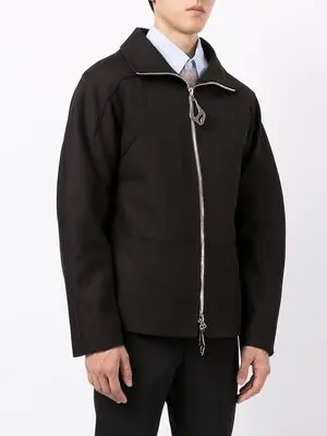 Namacheko Zipped Bomber Jacket In Black - 43% Off | Editorialist