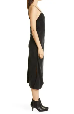 Ag Asymmetric Midi Slipdress