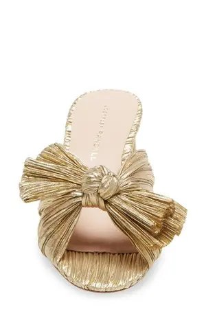 LOEFFLER RANDALL Emilia Knot Slide Sandal - Gold