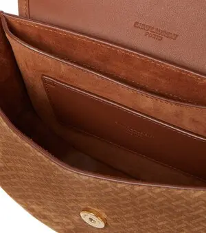 Saint Laurent Kaia Small Suede And Leather Shoulder Bag