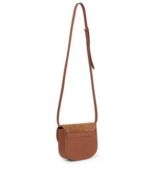 Saint Laurent Kaia Small Suede And Leather Shoulder Bag