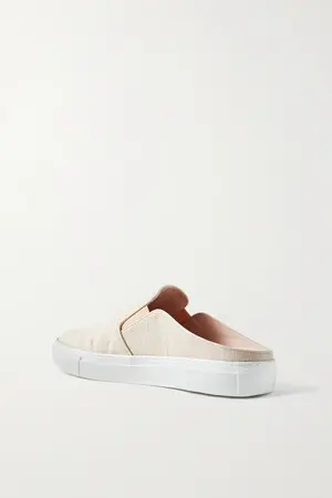 PORTE & PAIRE Net Sustain Leather Slip-on Sneakers