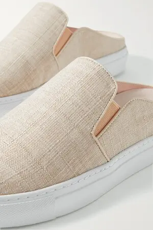 PORTE & PAIRE Net Sustain Leather Slip-on Sneakers