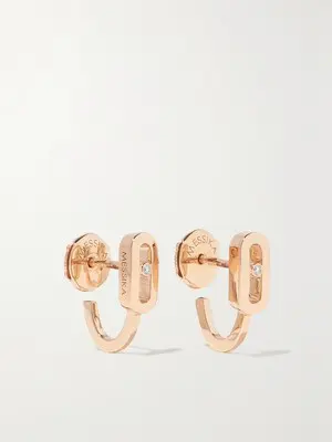 Messika Rose Gold Earrings