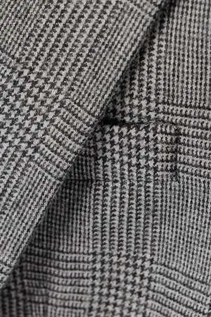 Saint Laurent Prince Of Wales Checked Wool Blazer