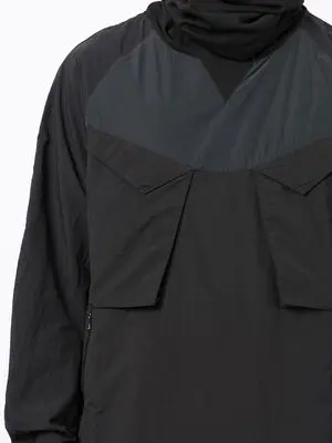 MAHARISHI Pullover Funnel-neck Jacket - Black