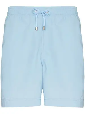 Sunspel Drawstring-waist Swim Shorts - Blue