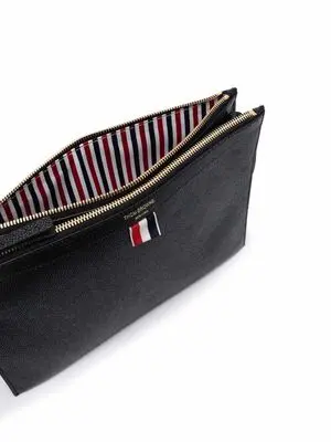 Thom Browne Logo-print Crossbody Bag - Black
