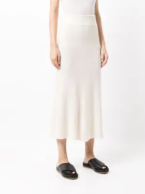 Cashmere In Love River A-line Skirt - White