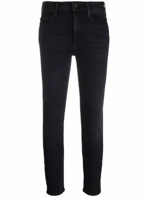 MOTHER High-Rise Cropped Jeans