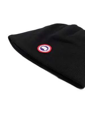 Canada Goose Logo-patch Detail Beanie