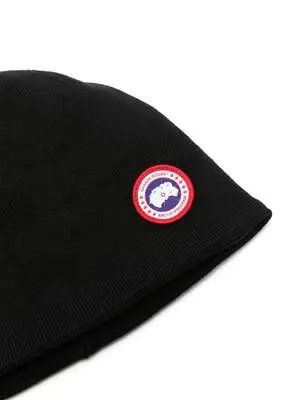 Canada Goose Logo-patch Detail Beanie