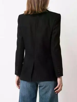 Saint Laurent Logo-embroidered Blazer