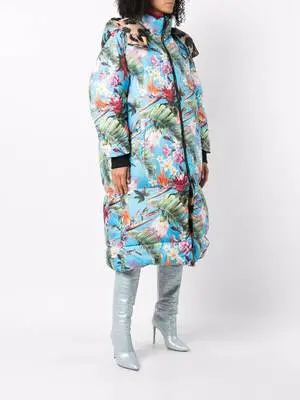 Philipp Plein Iconic Plein Reversible Hooded Coat