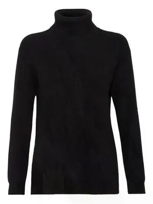 Brunello Cucinelli Cashmere Turtleneck Jumper - Black