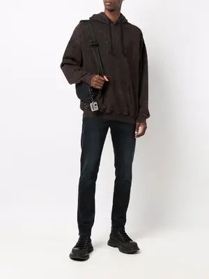 DIESEL® Marbled Effect Cotton Hoodie