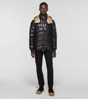 Moncler Cuvellier Nylon Down Jacket - Black