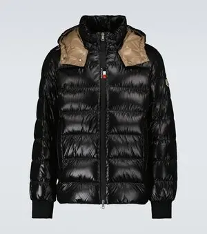 Moncler Cuvellier Nylon Down Jacket - Black