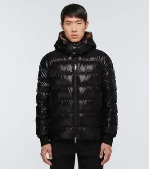 Moncler Cuvellier Nylon Down Jacket